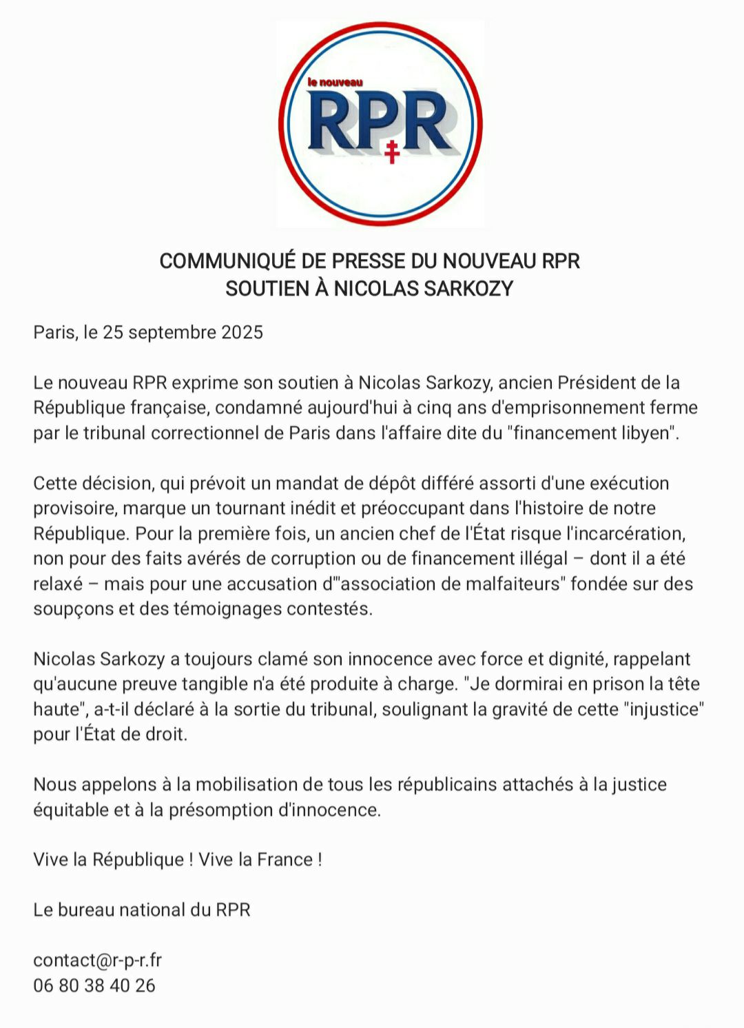 Le Nouveau RPR